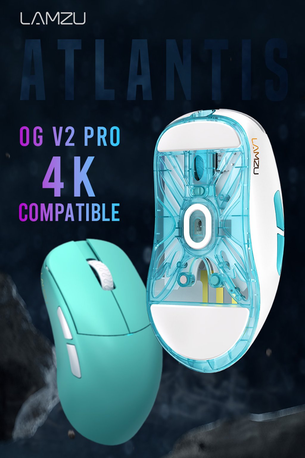 LAMZU ATLANTIS OG V2 PRO（Lamzu Atlantis OG V2 4K wireless Gaming Mouse ...